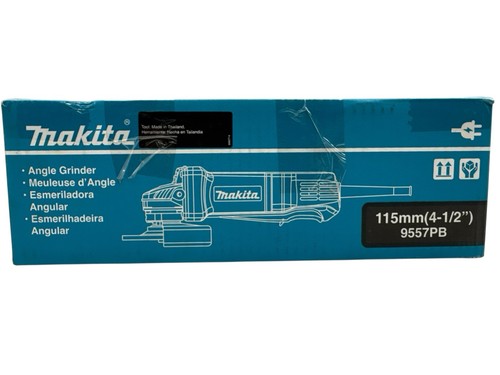 Makita 4-1/2 In. Angle Grinder W/Paddle Switch Missing Wheel guard Used ...