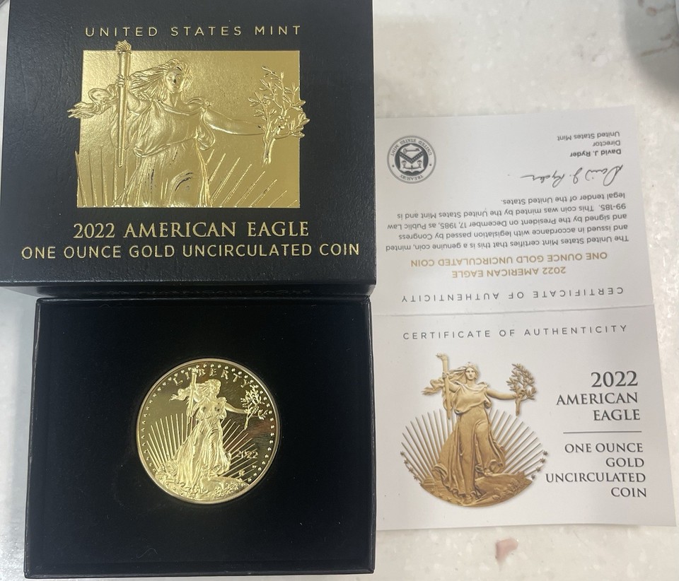 1 oz Gold Eagle Coin BU - Uncirculated - $50 US Gold | eBay