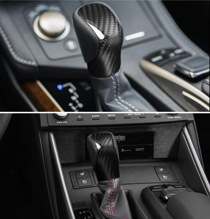 Carbon Gear Shift Knob Cover For Lexus RX RX450h RX350 RC RC300 RC350 F ...
