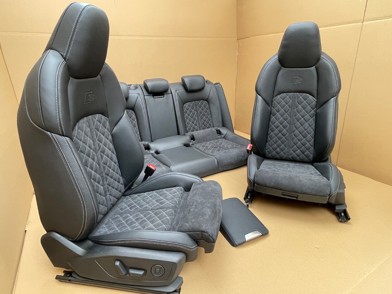 Audi A6 S6 A7 S7 Rs C8 4K Allroad S-LINE Leather Trim Leather Seats ...