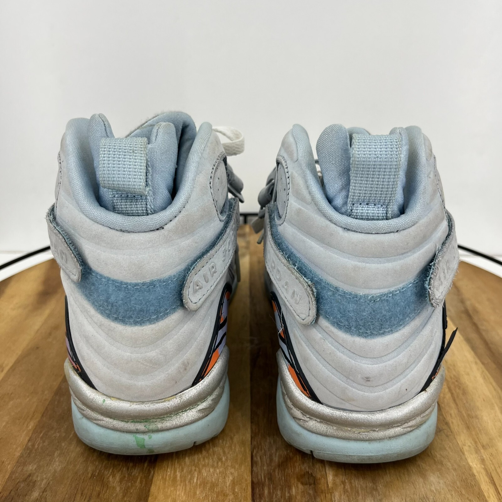 Nike Air Jordan 8 VIII Retro Ice Blue Women’s Size 8 … - Gem