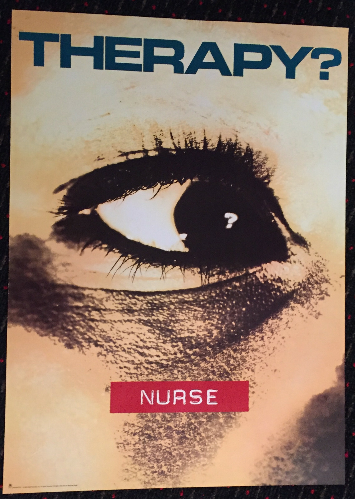 THERAPY? Nurse 20x28 promo poster A&M 1993 indie rock industrial noise ...