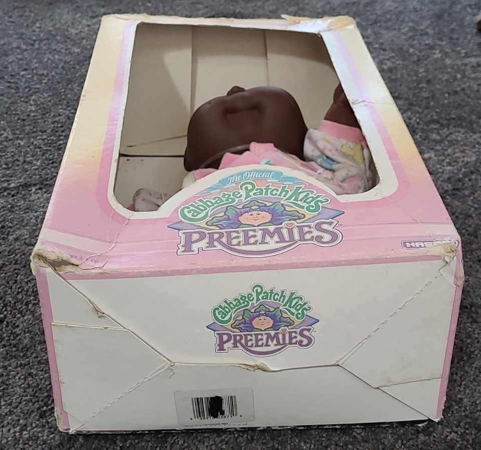 Cabbage Patch Kids PREEMIES Girl 1989 CPK Hasbro Bianca Gillian IN BOX ...