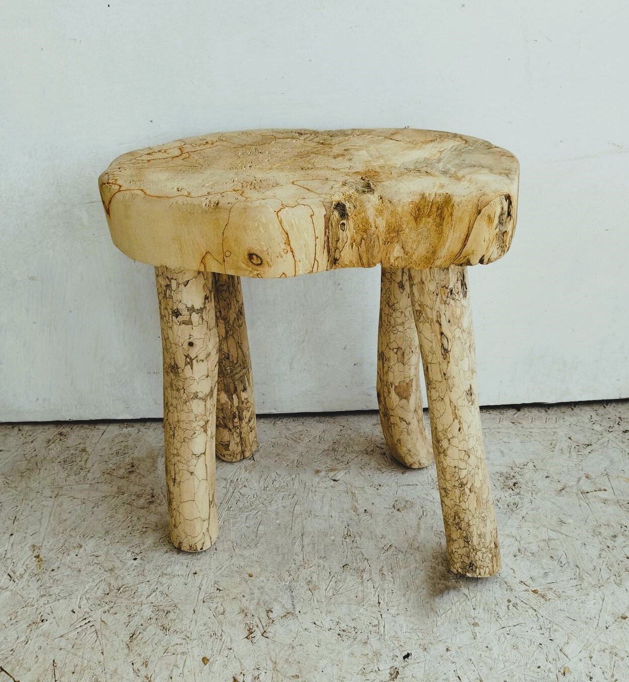 Driftwood Stool, Driftwood side table, wooden milking stool, Rustic ...
