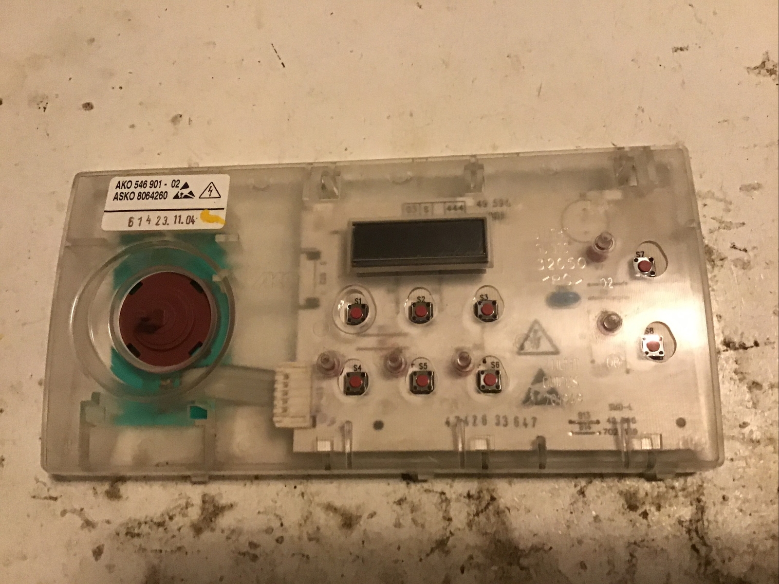 ASKO Dryer Control Board 8064260 546-901 625030603 2131333578 | #95 | eBay