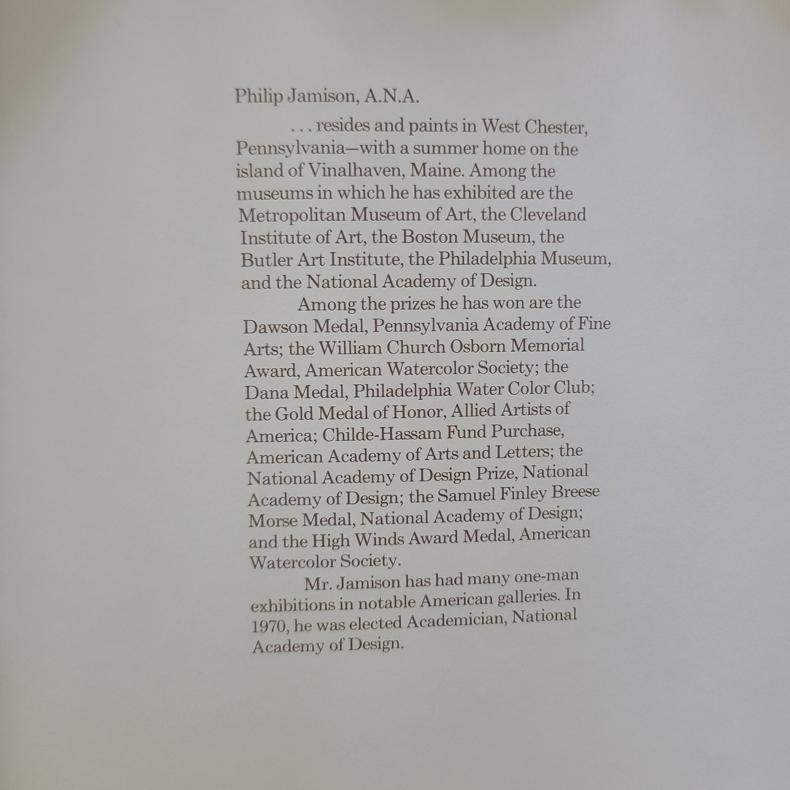 Innovations in Paper Vol. 7, No. 1 PHIL JAMISON + 2 60's Exhibits ...