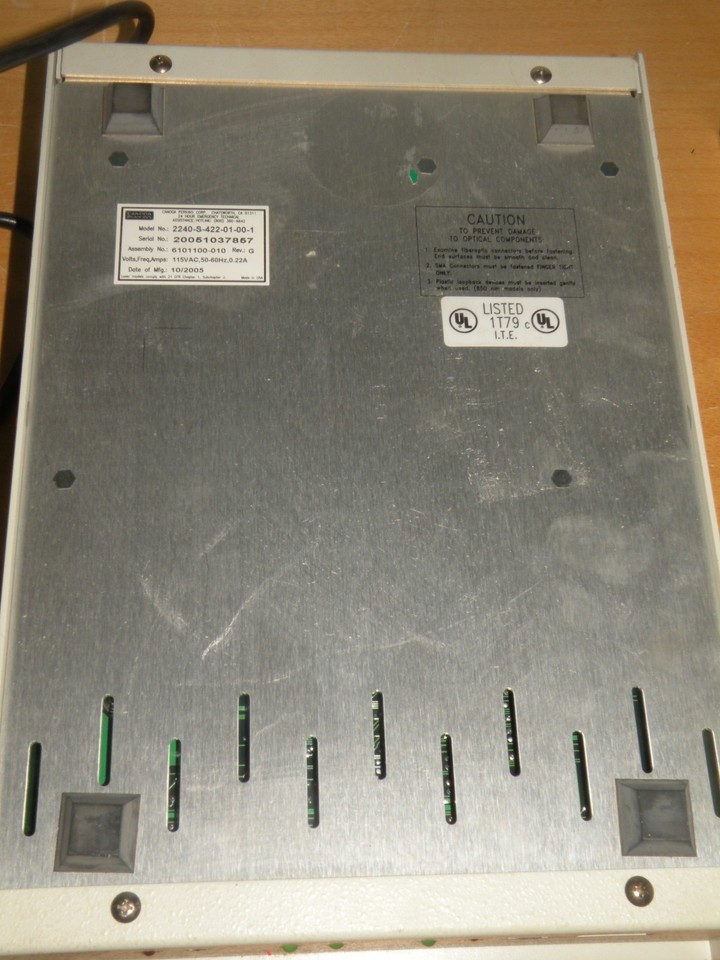 Canoga Perkins 2240 Fiber Optic Modem 2240-S-422-01-00-1 | eBay