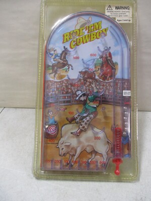 2000 Schylling Rid'em Cowboy Pinball Game | eBay
