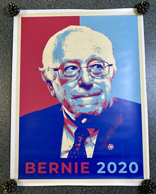Bernie Sanders 2020 Wall Art - 18”x 24” Vinyl Print Poster ~ USA ...