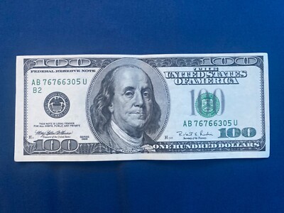 Off Center $100 Dollar Bill Print Error Series 1996 | eBay