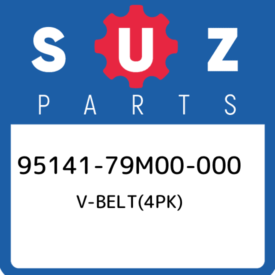 95141-79M00-000 Suzuki V-belt(4pk) 9514179M00000, New Genuine OEM Part ...