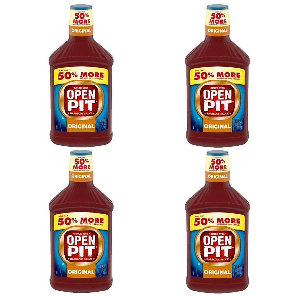 Open Pit Blue Label Original Barbecue Sauce, Value Size, 42