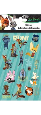 Zootopia 4 Sheet Sticker Pack | eBay