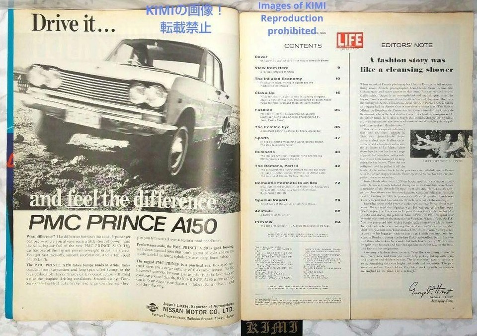 Rare LIFE Magazine Magazine SEPTEMBER 19 1966 Pop Art Fashion from ...