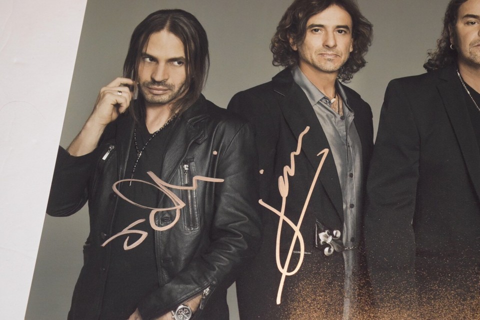 MANA Band Signed Autographed 16x20 Photo Poster Juan Calleros Sergio ...