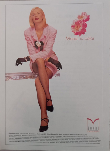1995 MONDI Collections Sexy Legs Heels Magazine Print Ad VOGUE Magazine ...