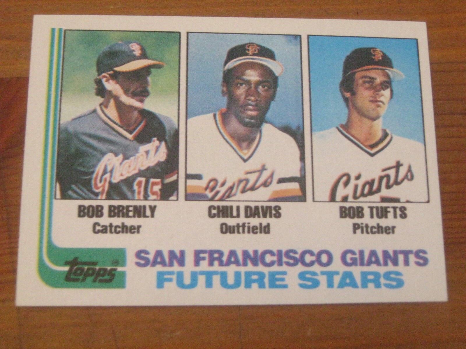 1982 Topps #171 San Francisco Giants Rookies Bob Brenly Chili Davis ...