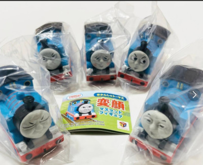 Thomas the Tank Engine Funny Face Mascot Figure 5 Types Set Gacha ...