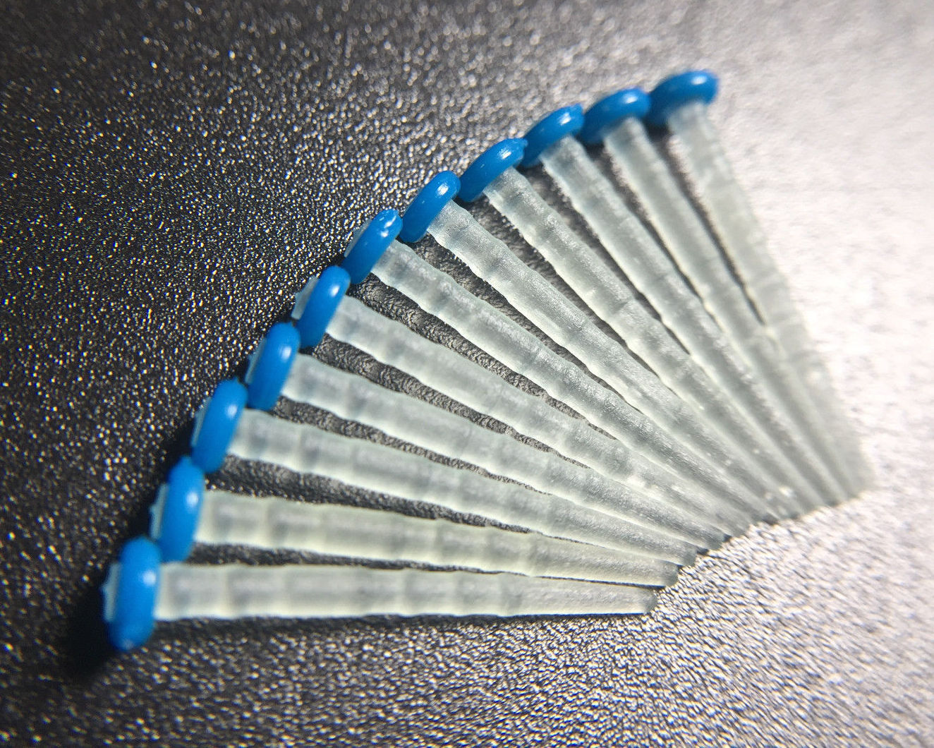 Dental Quartz Fiber Post Glass Root Canal Pin Screw Post 1.2mm 1.4mm 1 ...