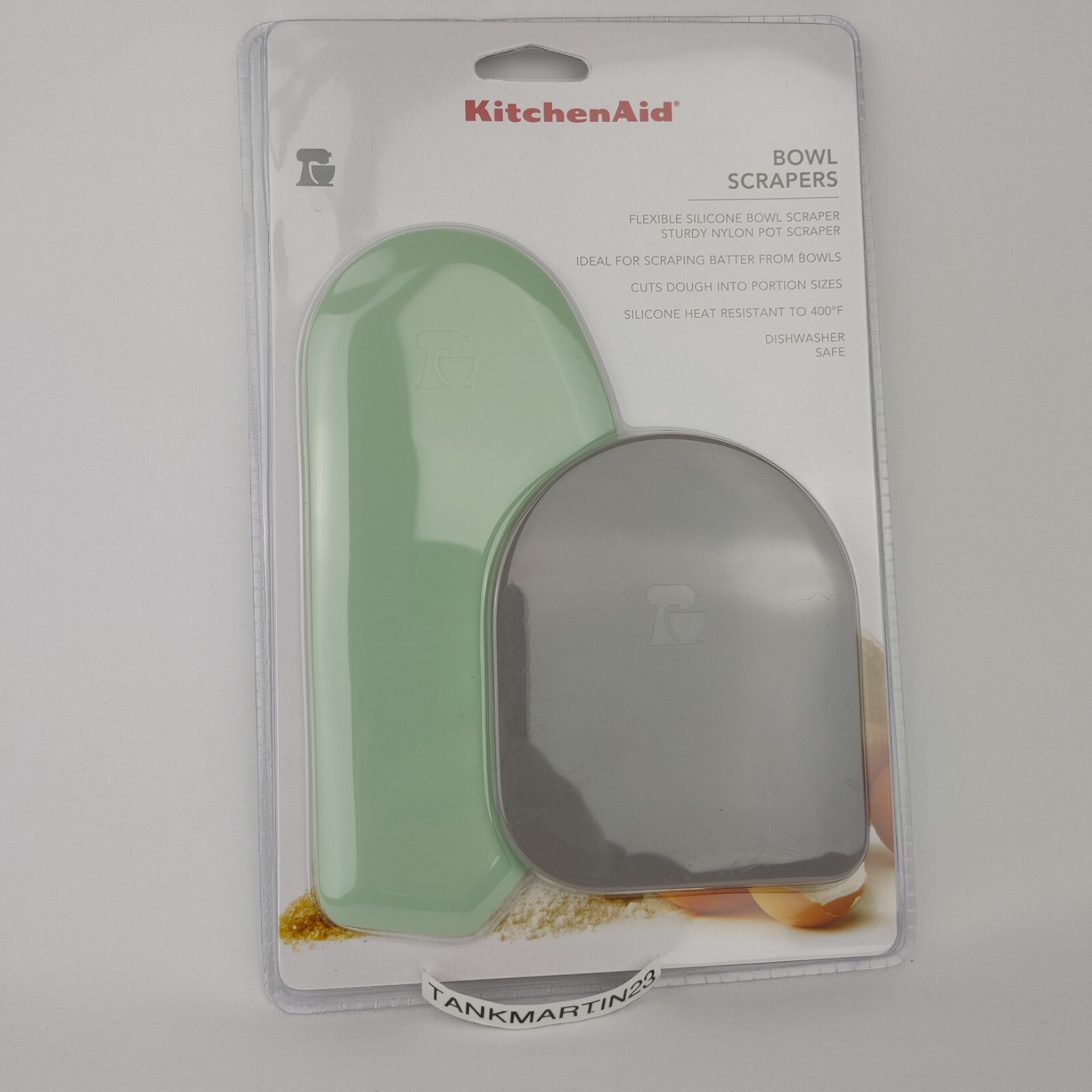NEW KitchenAid Bowl Scrapers KO68OHPIA Pistachio Green Gray Very HTF Colors