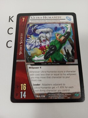 VS. System TCG DC Ultra-Humanite Evolutionary Antecedent DJL-138 | eBay
