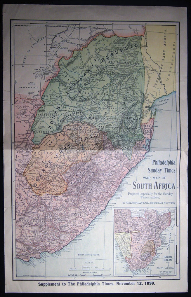 Boer War Map
