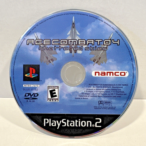 Ace Combat 04 : Shattered Skies Sony PlayStation 2 PS2 2001 - DISC ONLY ...