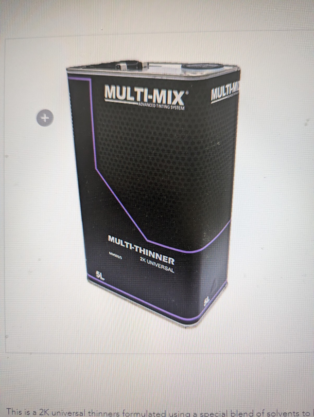 MULTI-MIX MULTI-THINNER 2K UNIVERSAL THINNERS 5L | eBay UK