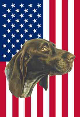 German Shorthaired Pointer American Flag | eBay