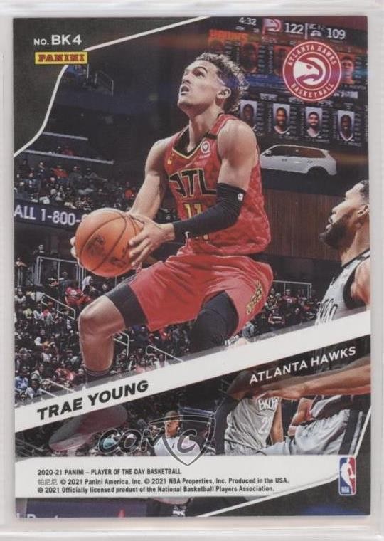 2020-21 Panini Player of the Day Basketball Inserts /50 Trae Young #BK4 ...