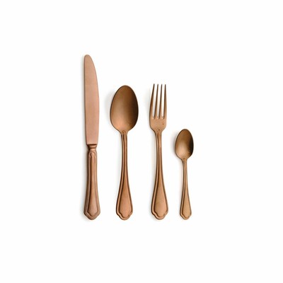 Comas cutlery set Sangiovese Vintage Copper 24-pcs. table cutlery ...