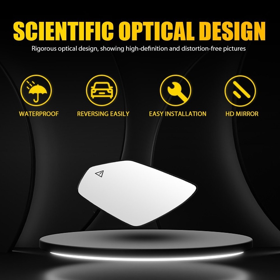 Left Driver Side Mirror Glass Heated Blind Spot for Hyundai Elantra 21 ...