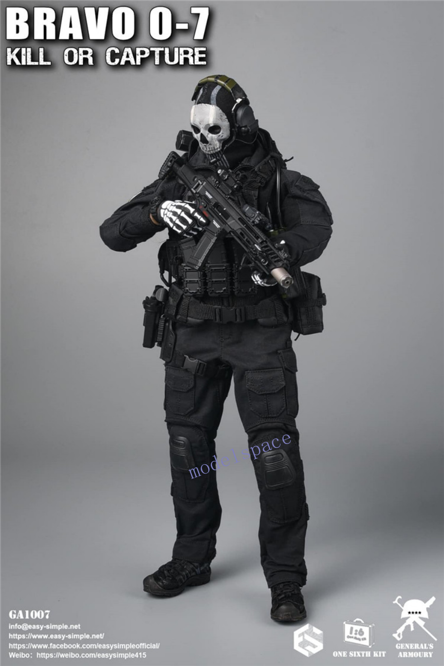 Easy&Simple GA1007 1/6 Call Of Duty COD Ghosts Action Figure Model In ...