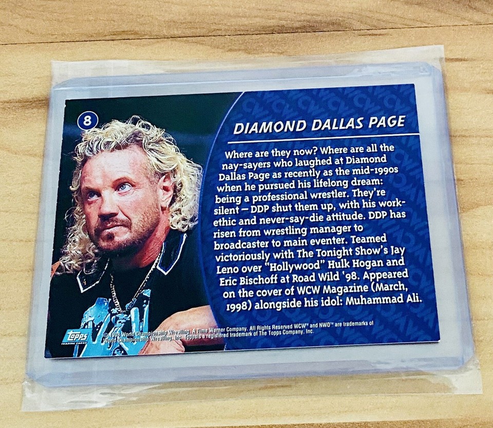 Diamond Dallas Page DDP 1998 Topps WCW #8 WWE 🌟NM | eBay