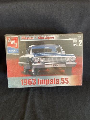 AMT ERTL '63 Chevrolet Impala SS 2 In 1 Model Kit #8321 New | eBay