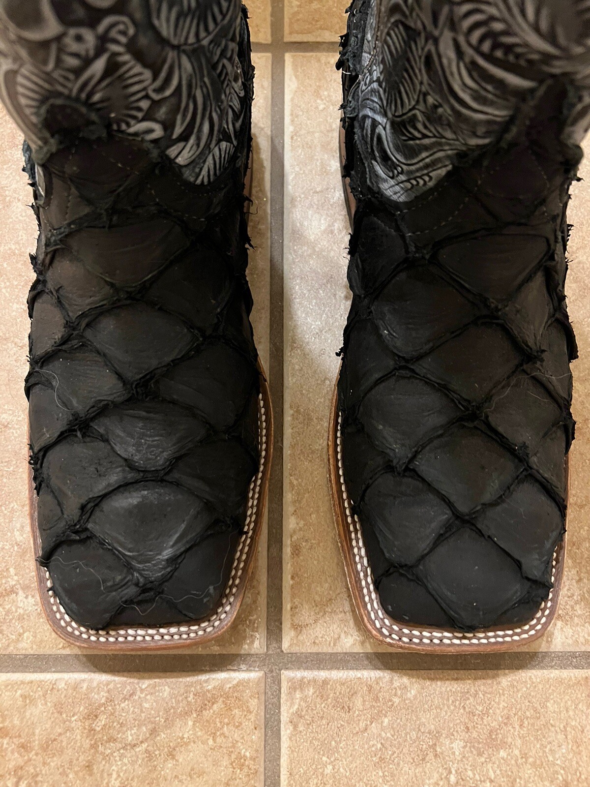 Black Arapaima/Big Bass Anderson Bean Boots 10.5 EE - Gem