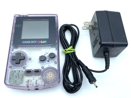 Nintendo Gameboy Color GBC Console CGB-001 with Power Adapter Tested ...