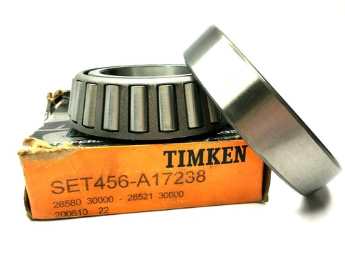 NEW Timken SET 456-A17238 *3 28521 Cup 28580 Cone PRECISION TAPER ...