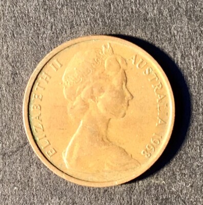 1968 1 Cent Australian Decimal Coin Low Mintage Rare Key Date | eBay ...