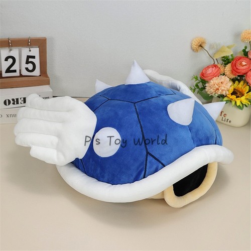 Blue Spiny Shell 46CM Pillow Cushion Plush Doll Figure Toy #SM | eBay ...