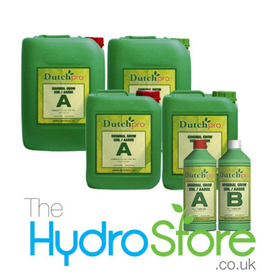 Dutch Pro Soil Bloom A + B 1 Litre 5 Litres 10 Litres Base Nutrient ...