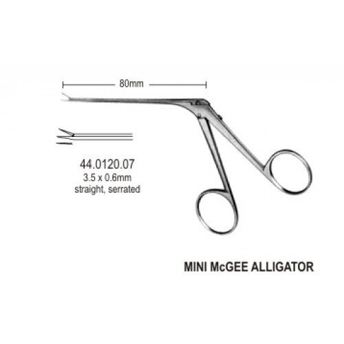 Mini McGee Alligator Ear Forceps Serrated 3.5mm, 8.5cm | eBay