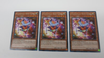 3x PERFORMAGE TRICK CLOWN VASM-EN042 1ST EDITION RARE YUGIOH PACK FRESH ...