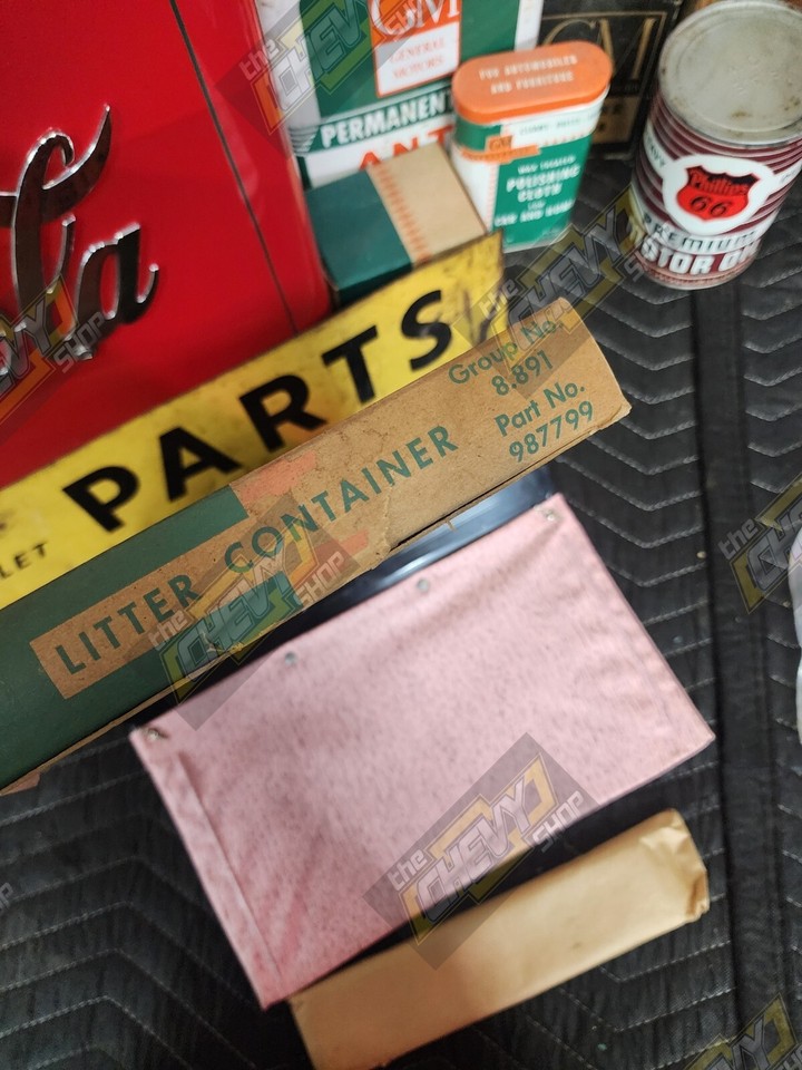 1957-58 Chevy Bel Air/Impala Accessory Litter Container GM Part# 987799 ...