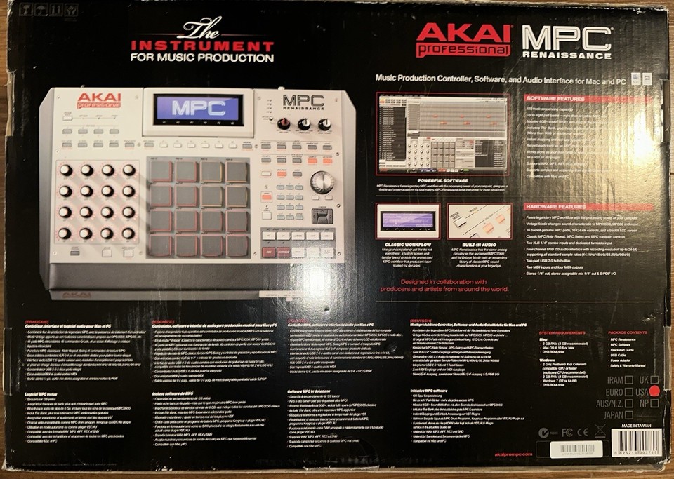 Akai Professional MPC Renaissance Sequencer Sampler with software | eBay