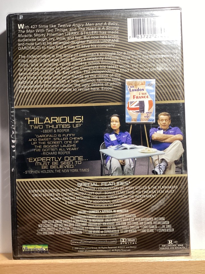 The Independent (DVD, 2000) Jerry Stiller - Janeane Garofalo ...