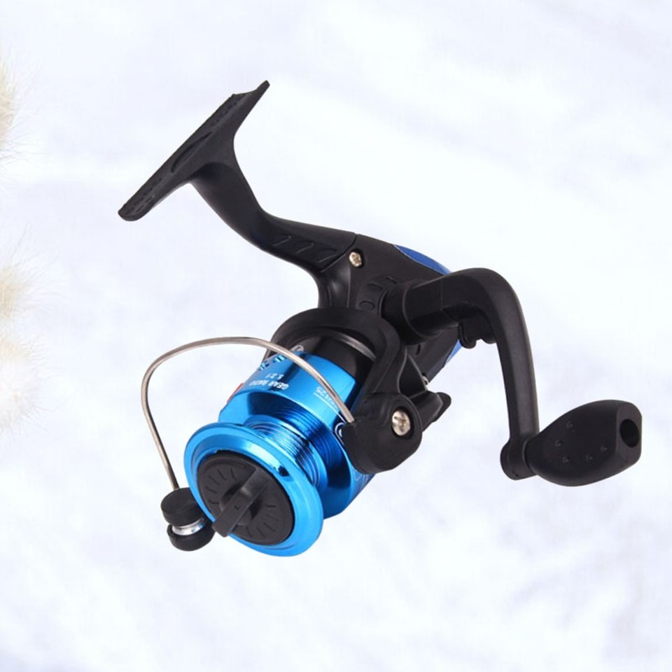 Metal Fishing Reel Fish Reel Fishing Wheel Fishing Feeder (Blue) | eBay ...