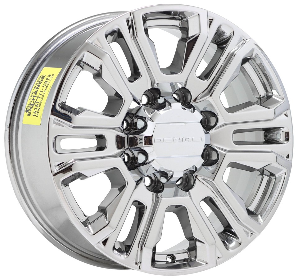 20" GMC Sierra 2500 3500 Bright Chrome wheels rims Factory OEM GM 5957 ...
