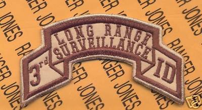 103rd MI Military Intelligence Bn LRS Airborne Ranger 3d Infantry DCU 4 ...
