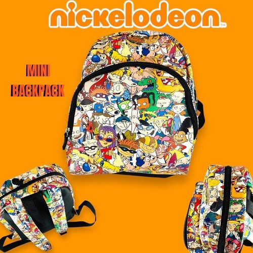 Nickelodeon Nicktoons Rewind MINI Backpack Ren & Stimpy Hey Arnold ...